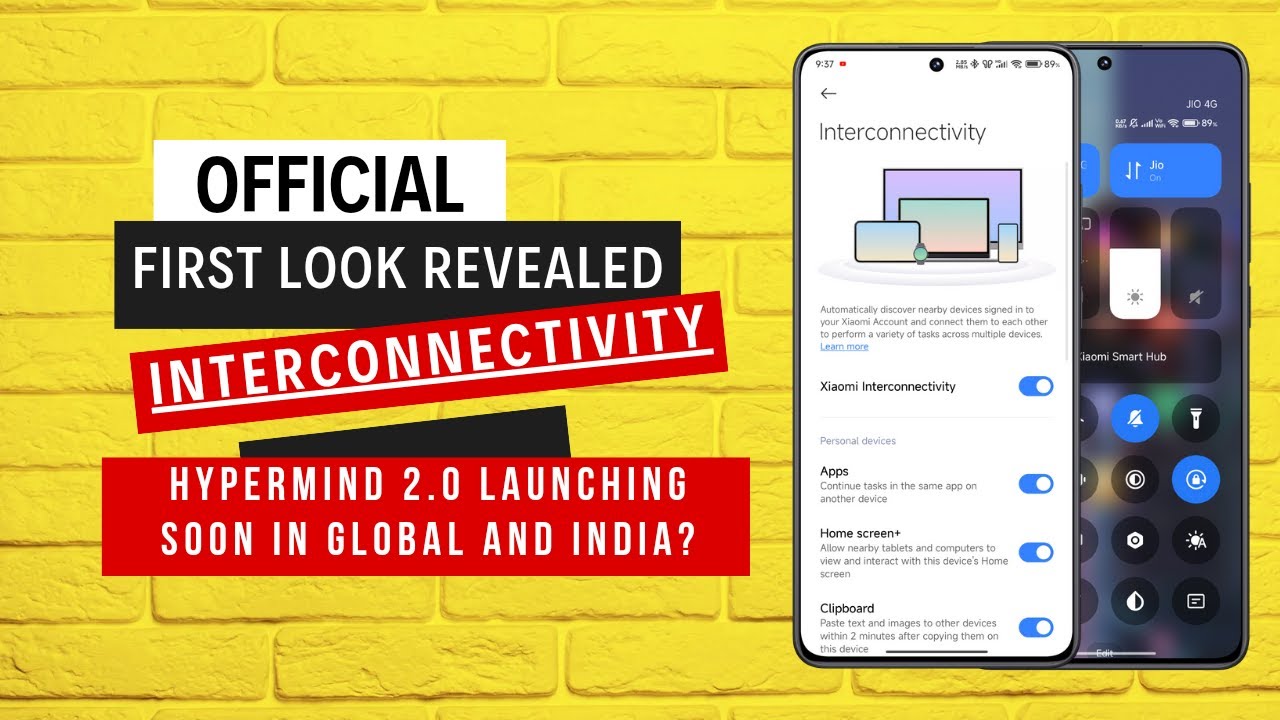 Official look of HyperOS global Interconnectivity: HyperMind 2.0? - YouTube