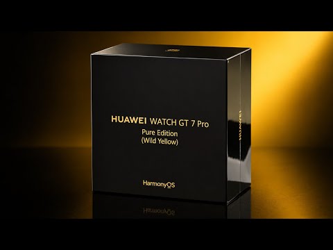 Huawei Watch GT 7 Pro Pure Edition Unboxing and  Hands-on Video (Wild Yellow)