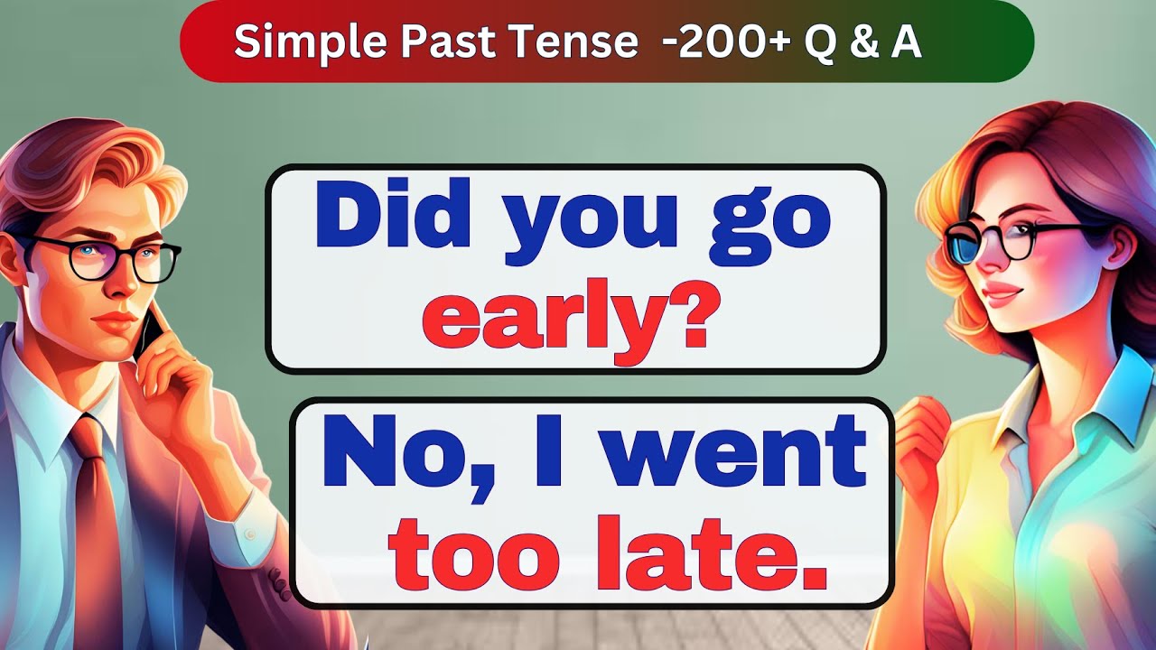 Simple Past Tense Practice | Learn English | English Speaking Practice ...