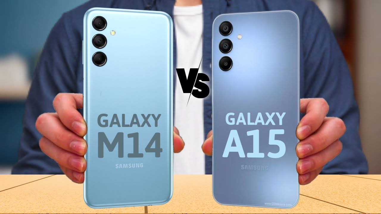 Samsung Galaxy M14 5G vs Samsung Galaxy A15 5G - YouTube