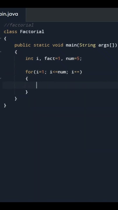 Factorial Program In Java Program In Java Quick Code Coding For Beginners Programming