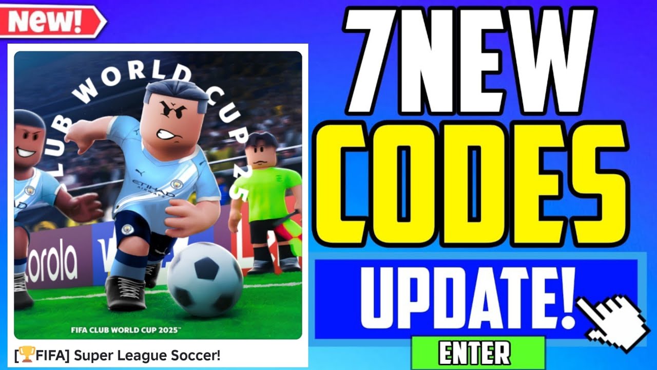 *SECRET UPDATE!* | Super League Soccer CODES 2025 (ROBLOX Super league ...
