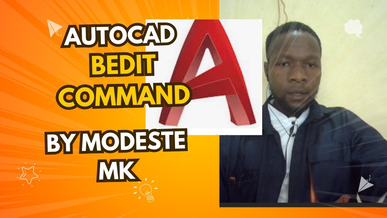 AutoCAD Tutorial in Kinyarwanda-BEDIT Command by Modeste MK ...