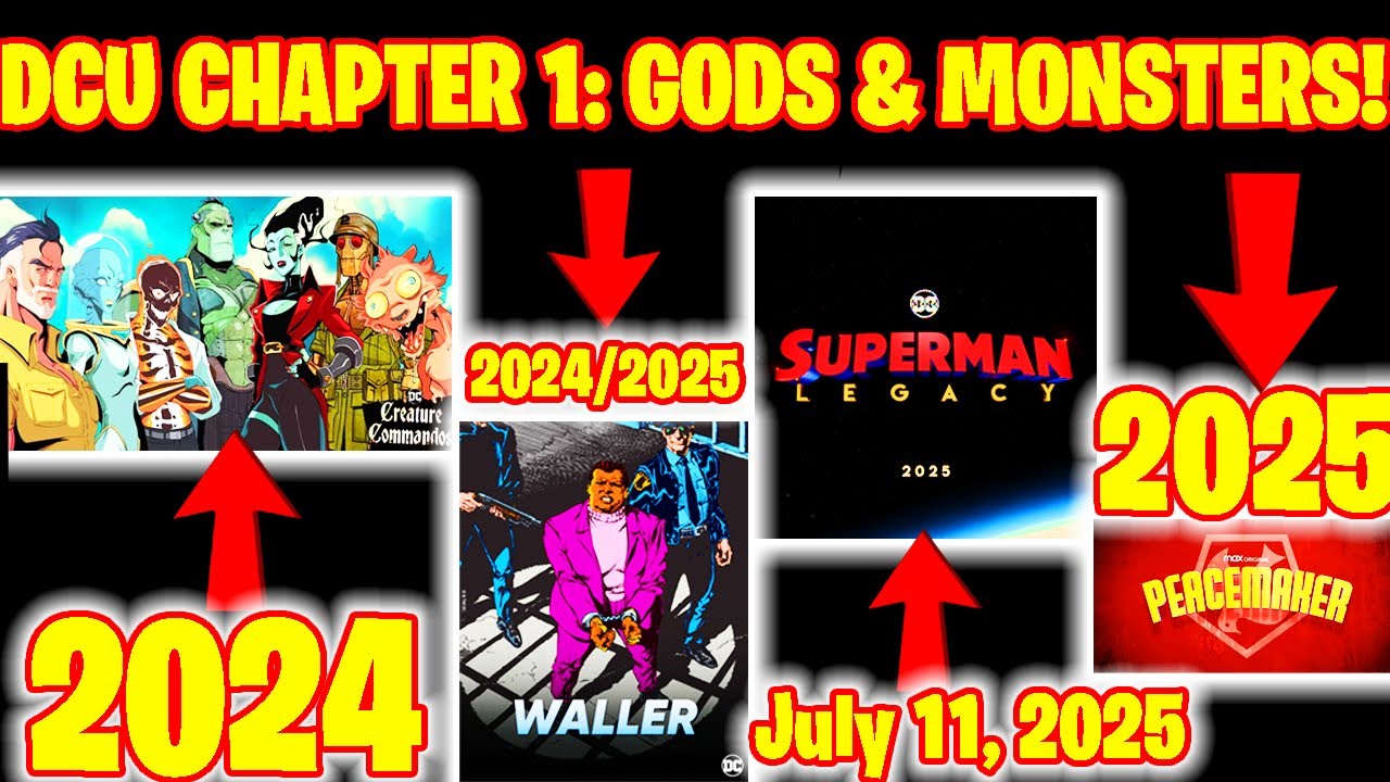 James Gunn CONFIRMS DCU Timeline! Creature Commandos, Waller ...