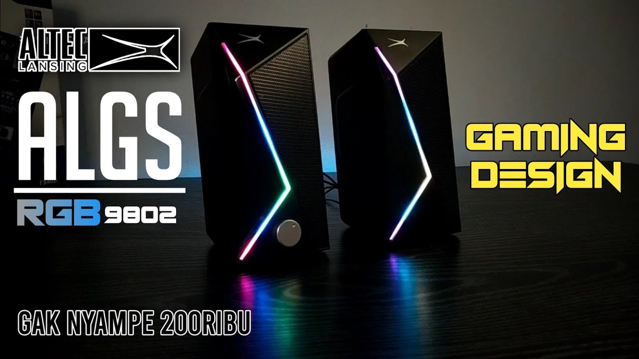 ALTEC LANSING ALGS9802 - Speaker Desktop RGB Dibawah 200ribu - YouTube