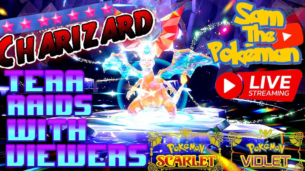 Charizard Tera Raid With Viewers! - Pokemon Scarlet and Violet - YouTube