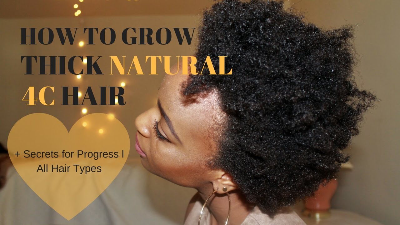 How to Grow Natural Hair Fast & Easy l Type 4 Hair l Long Healthy ...
