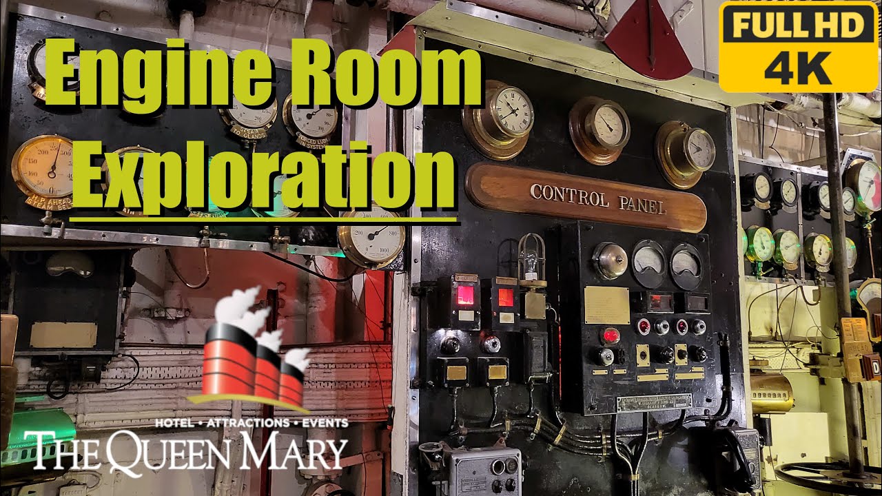 Engine Room Exploration! - RMS Queen Mary - YouTube