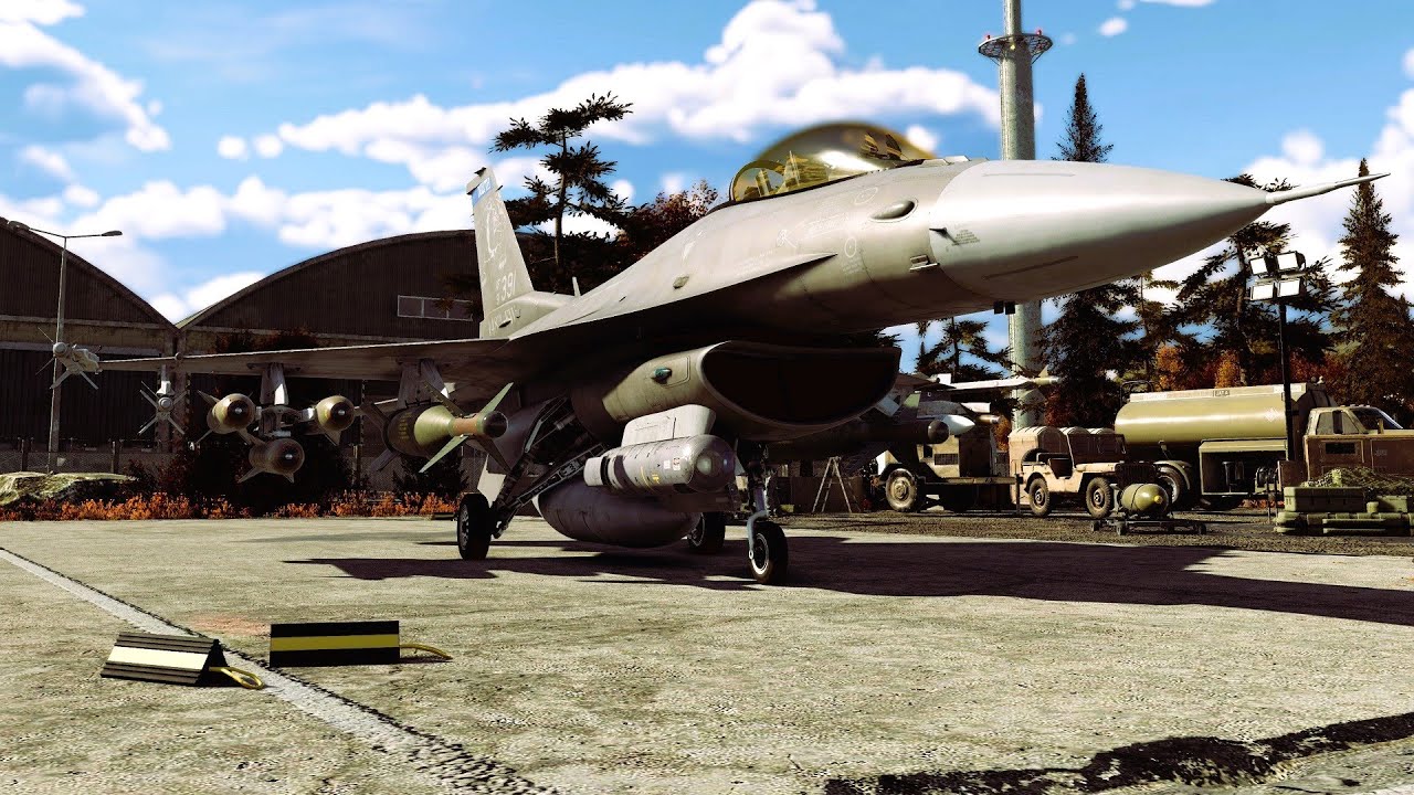 F-16C Viper Showcase | Maverick D, GBU-24 & AIM-7M Sparrow (SONS OF ATTILA Dev Server) - YouTube