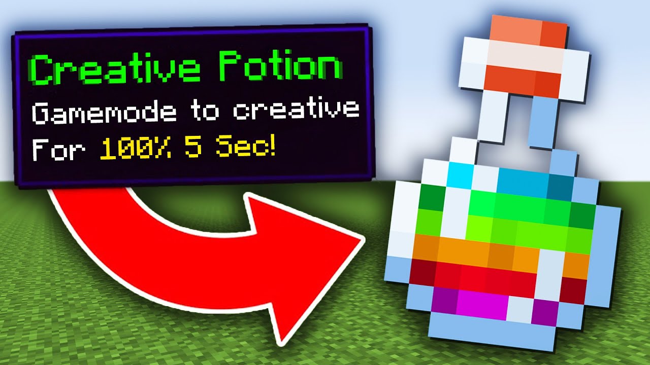 Minecraft But All Ores Are Potions! - YouTube