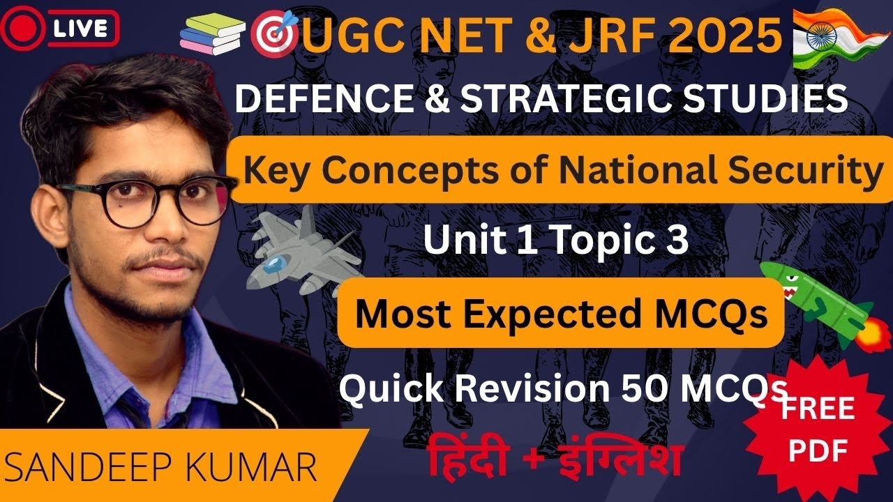 National Security Concepts | Defence & Strategic Studies UGC NET/JRF ...