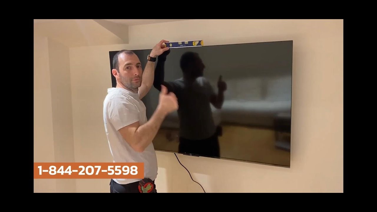 TV Wall Mounting in 60sec. Professional Installers Toronto, Montreal ...