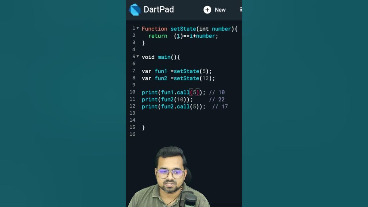 Dart Programming, Closures and Higher Order Function - YouTube