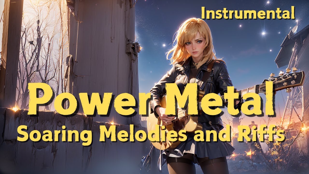 Melodic Power Metal Journey 🎸 Soaring Melodies and Riffs / For WorkOut ...