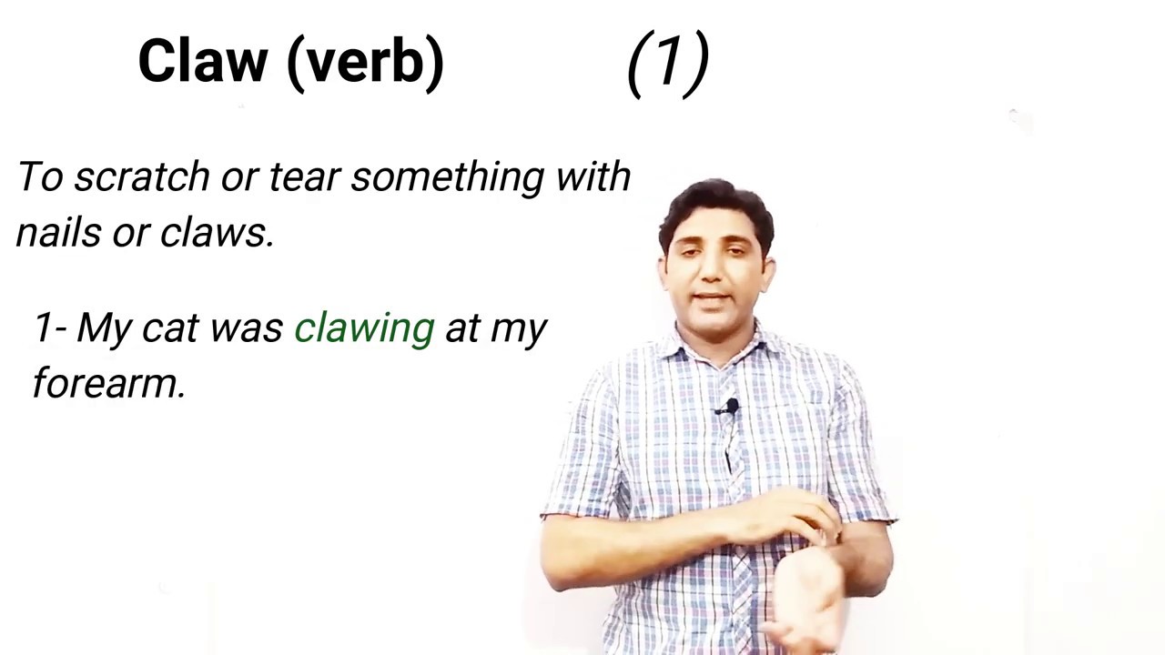 English Vocabulary 14 Claw Meaning And Example Sentences YouTube english-vocabulary-14-claw-meaning-and-example-sentences-youtube