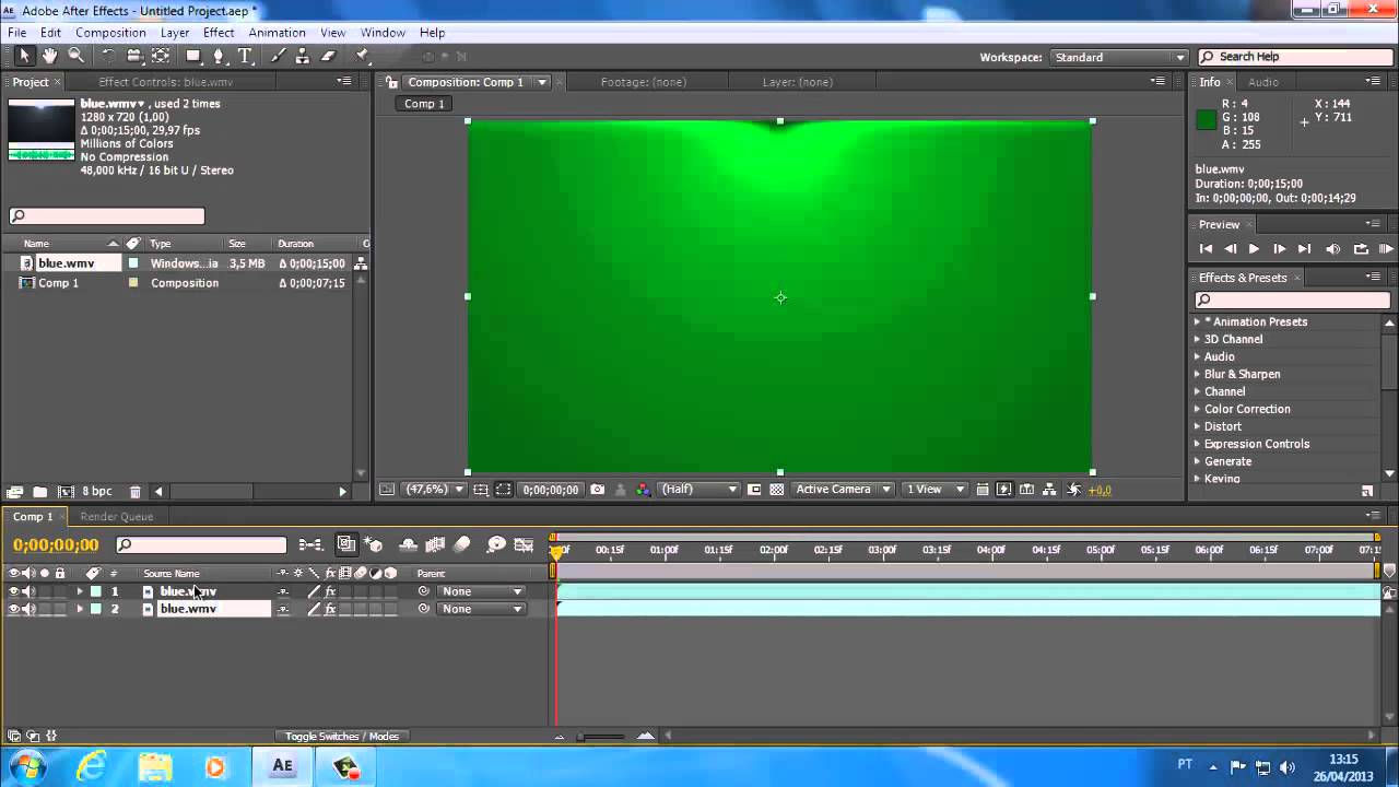 #1 TUTORIAL AFTER EFFECTS EFEITO BLUR - YouTube