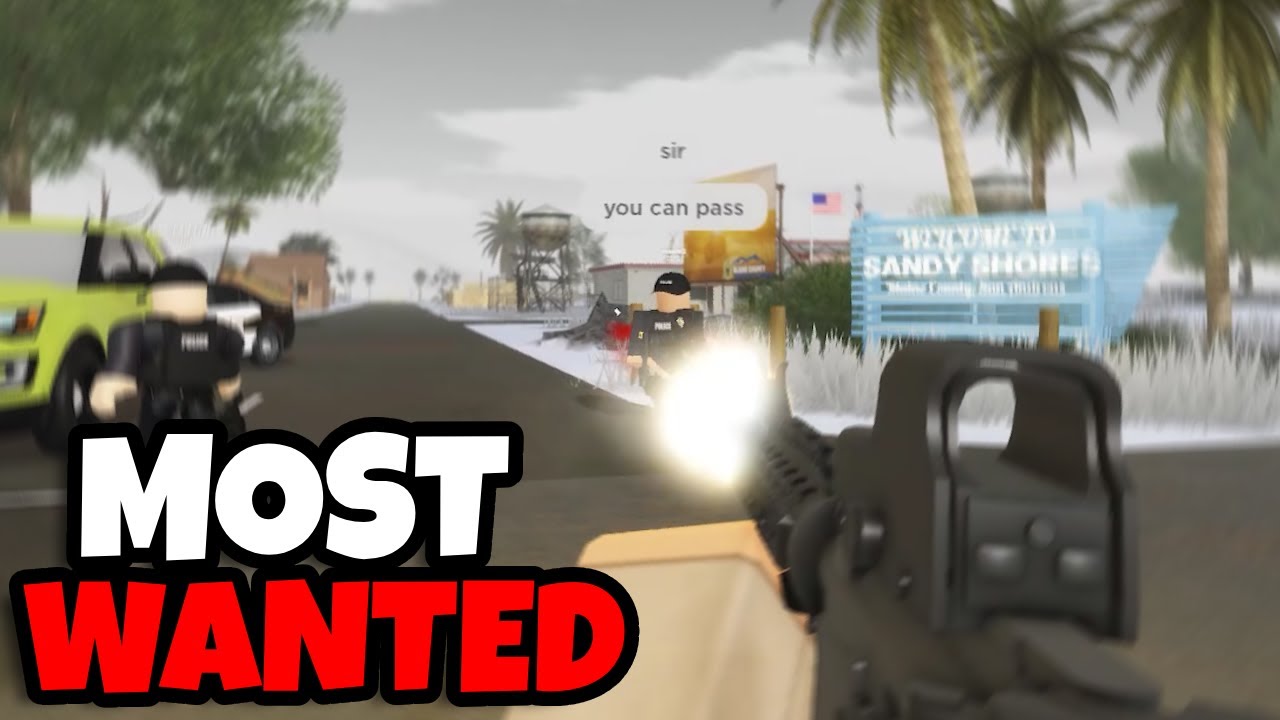 I Became The MOST Wanted CRIMINAL In Roblox! DOJ:RP | Sandy Shores ...