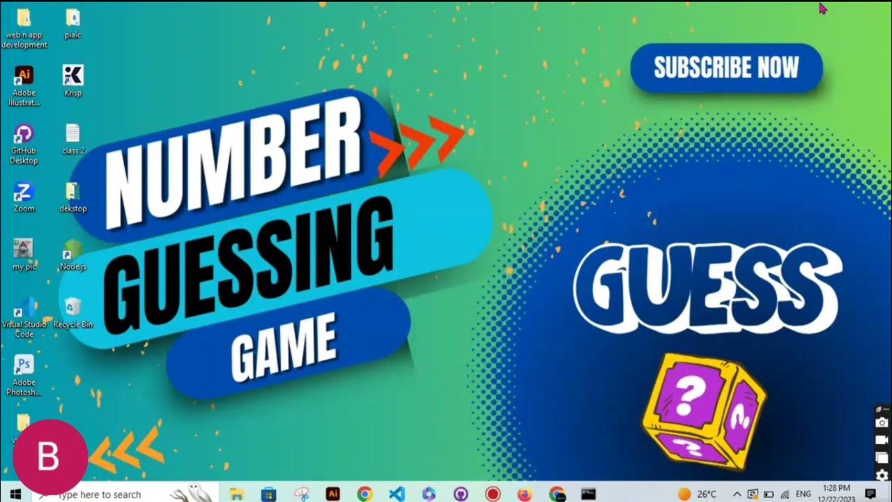 Number Guessing Game project in typescript. || type script - YouTube
