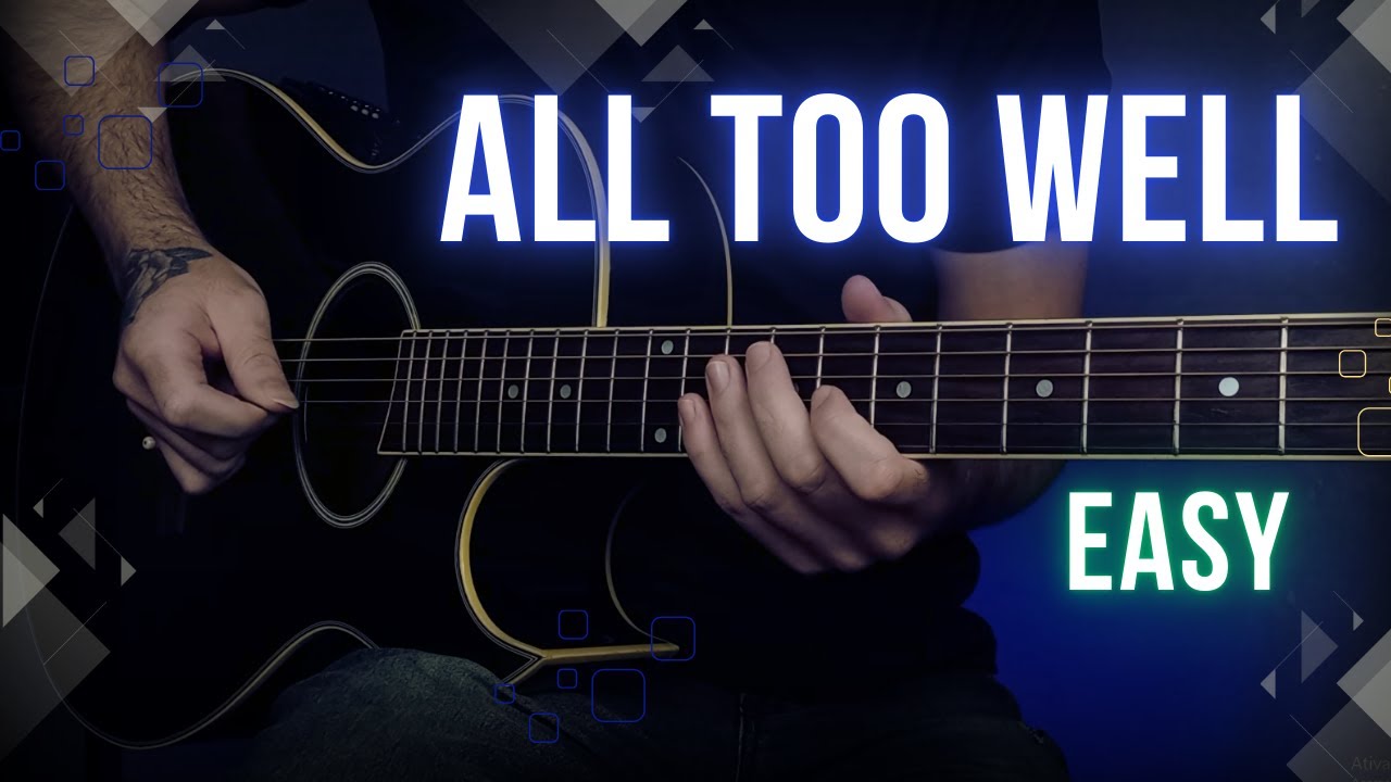 Taylor Swift - All Too Well | Guitar Lesson Tutorial with Chords/Tabs ...
