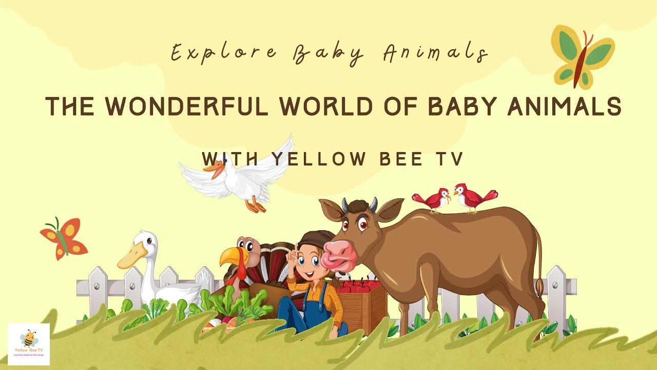 "Meet the CUTEST Baby Animals! 🐾 Fun Animal Names & Farm Friends ...