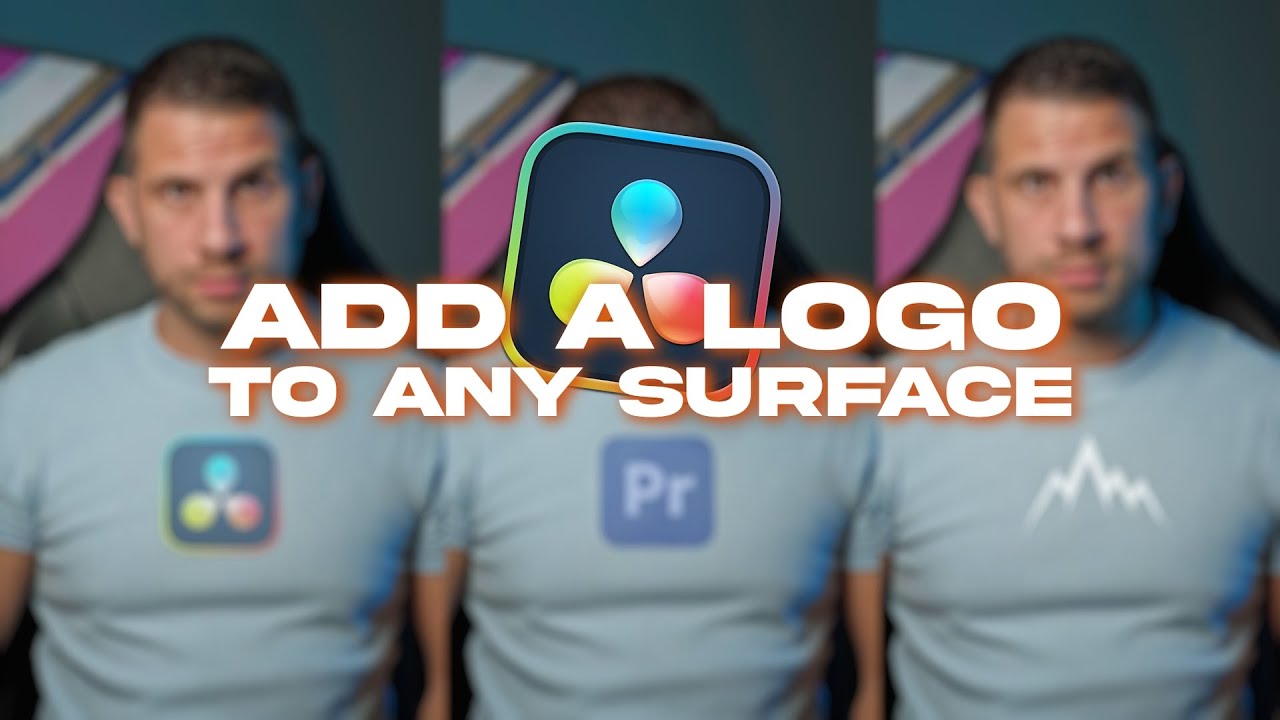 ADD LOGO to ANY SURFACE - Davinci Resolve 20 #videographer # ...