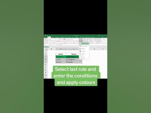 🎨 Elevate your Excel game with Color-Coding! Learn how to use conditional formatting to improve ...