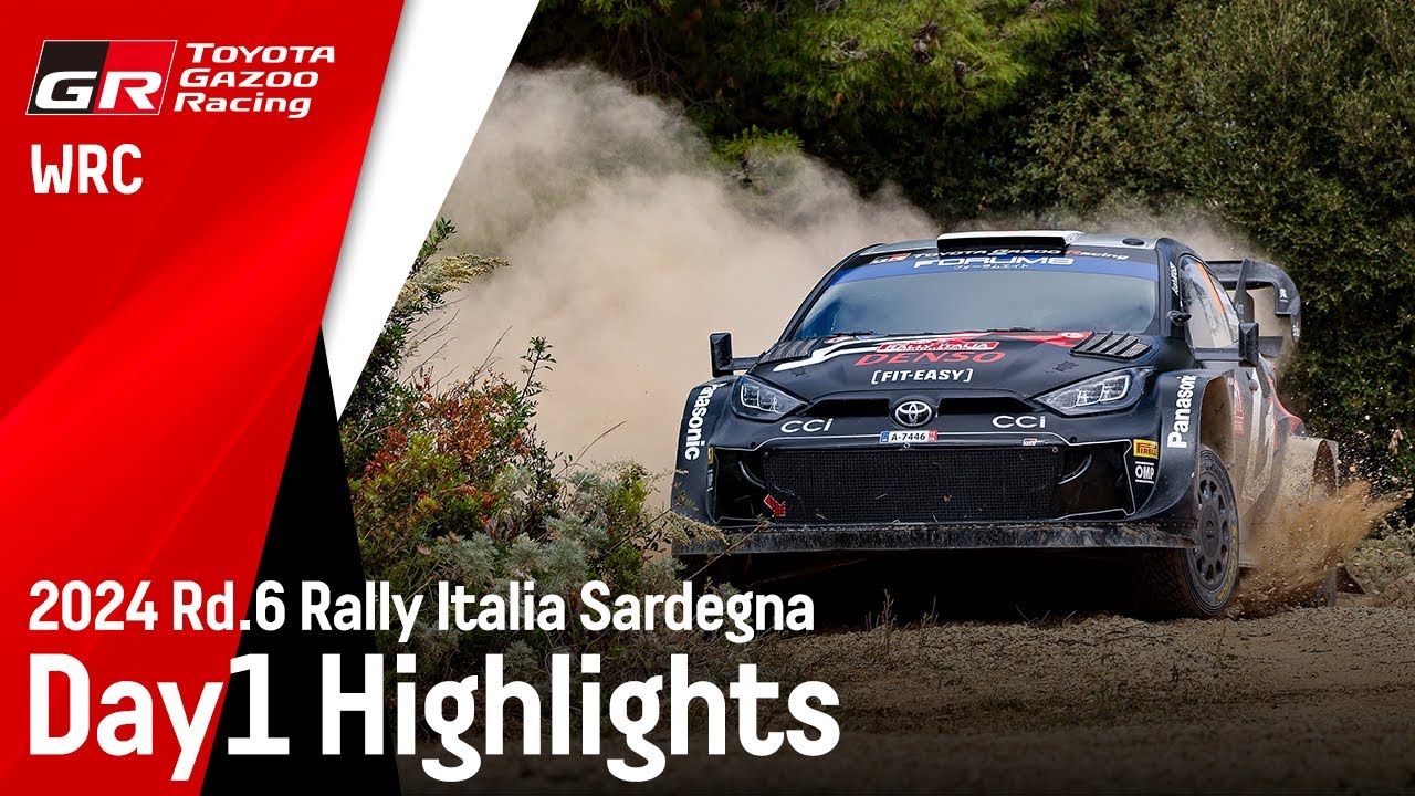 TGR-WRT 2024 Rally Italia Sardegna: Day 1 Highlights - YouTube