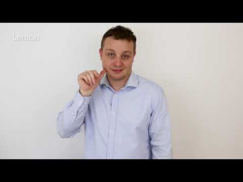 Learn ASL | How to Sign Lemon in American Sign Language - YouTube