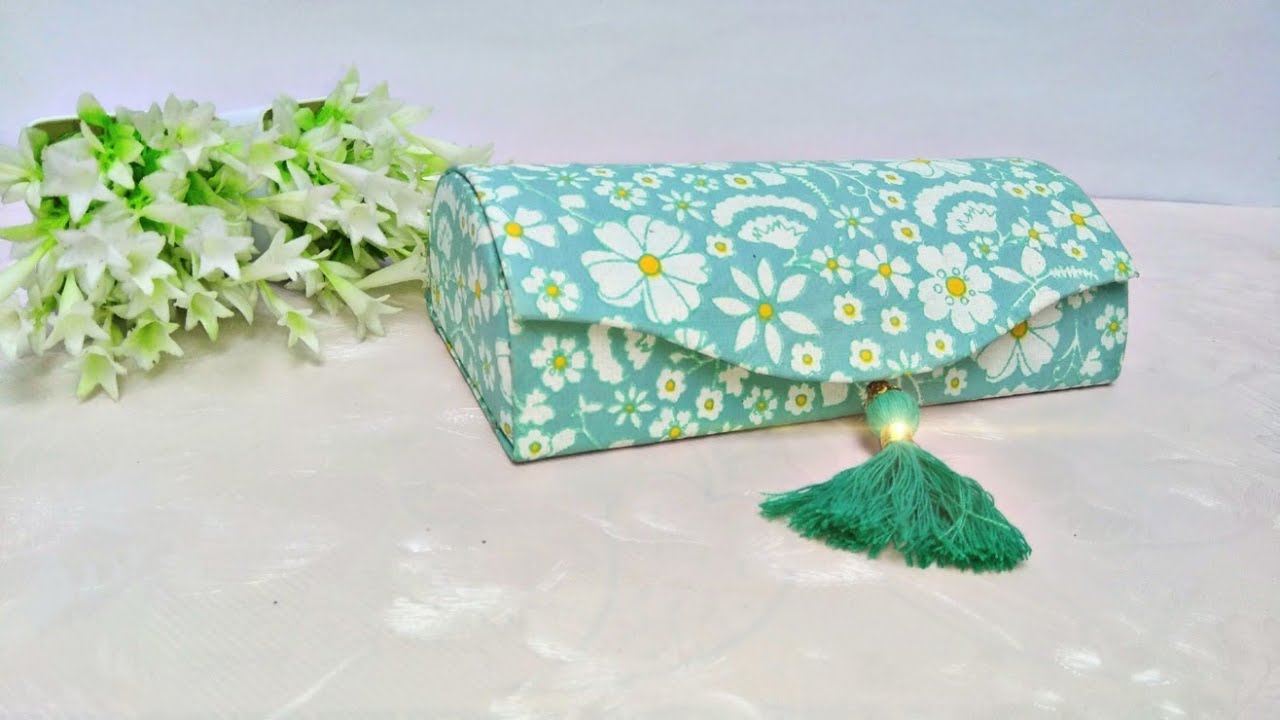 DIY Cardboard Box | Paper Craft | Cardboard Craft | Semi Circle Box ...