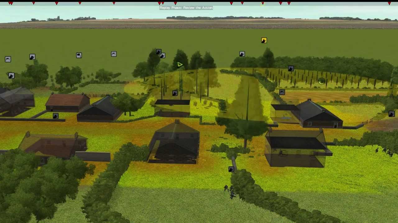 Village Bocage Defense - Combat Mission Battle For Normandy AAR - YouTube