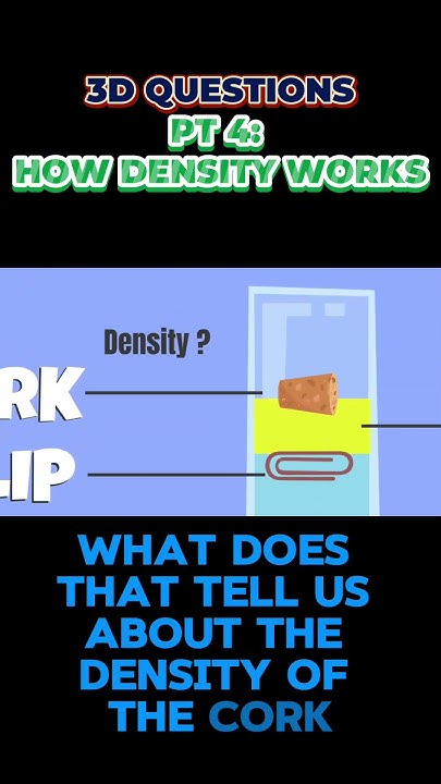 PART 4 : Unpacking Density: 3-D Questions from Steamspirations #science ...