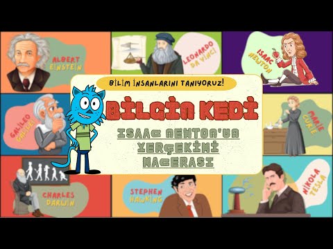 Bilgin Kedi İle Isaac Newton'un Yerçekimi Macerası | Öğretici  Videolar