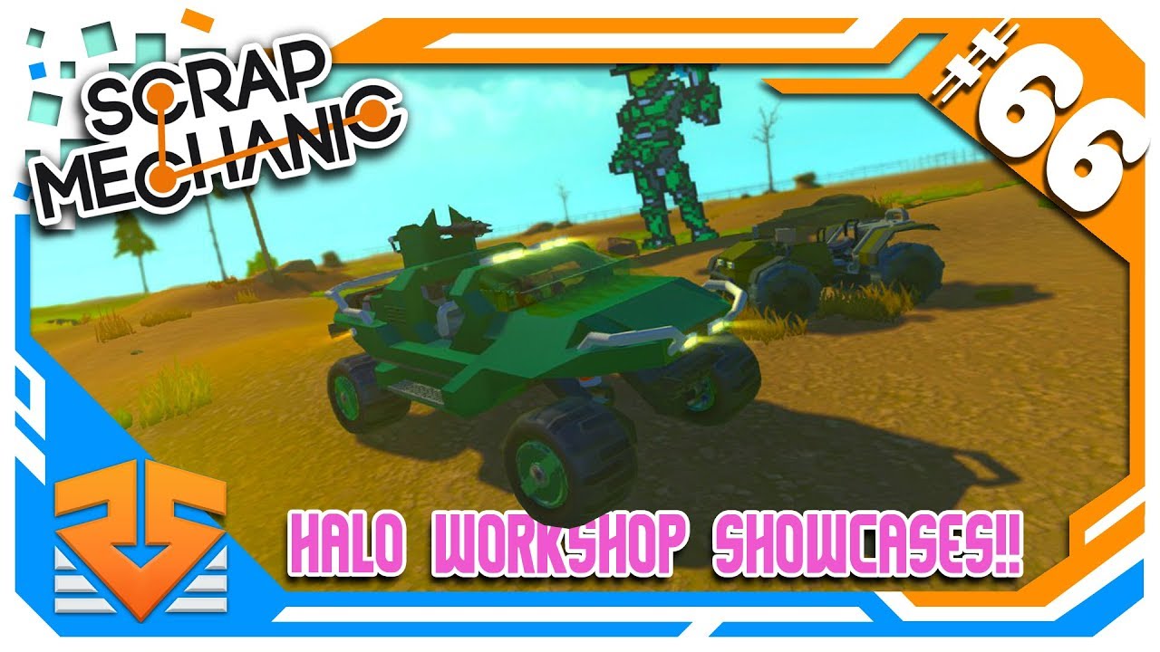 SCRAP MECHANIC WARTHOG ATV & AWESOME HALO WORKSHOP CREATIONS - YouTube