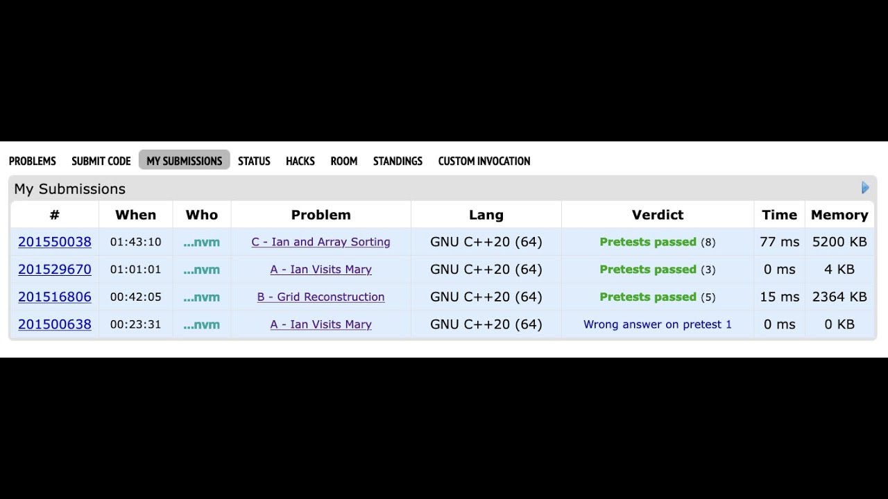 Codeforces Round 865 Div 2 Youtube