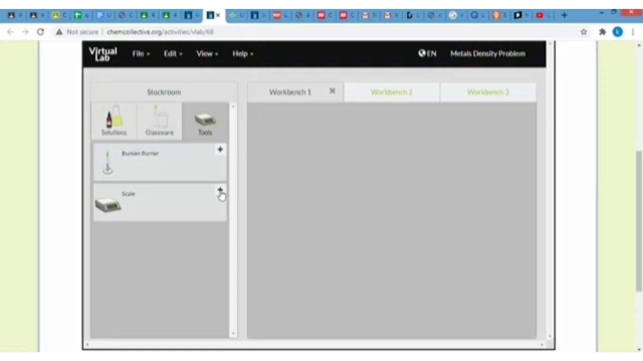 Identifying the unknown metal virtual lab - YouTube