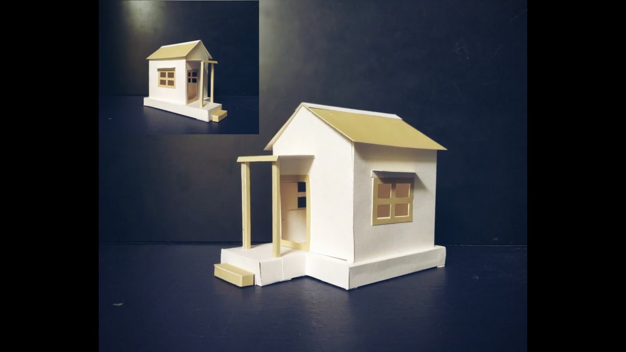 How To Make A Paper House DIY Simple House Making Very Easy Paper Craft Small how-to-make-a-paper-house-diy-simple-house-making-very-easy-paper-craft-small