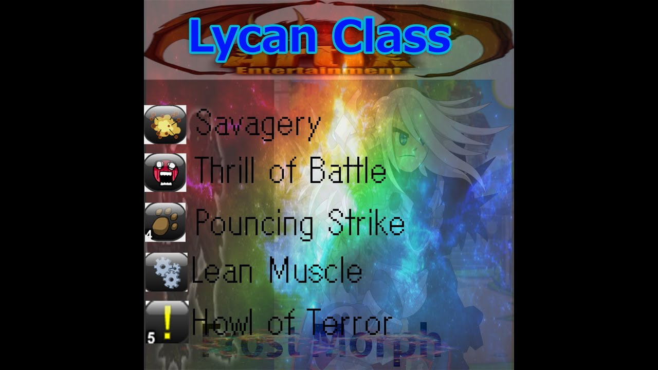 =AQW= Lycan Class Breakdown - YouTube