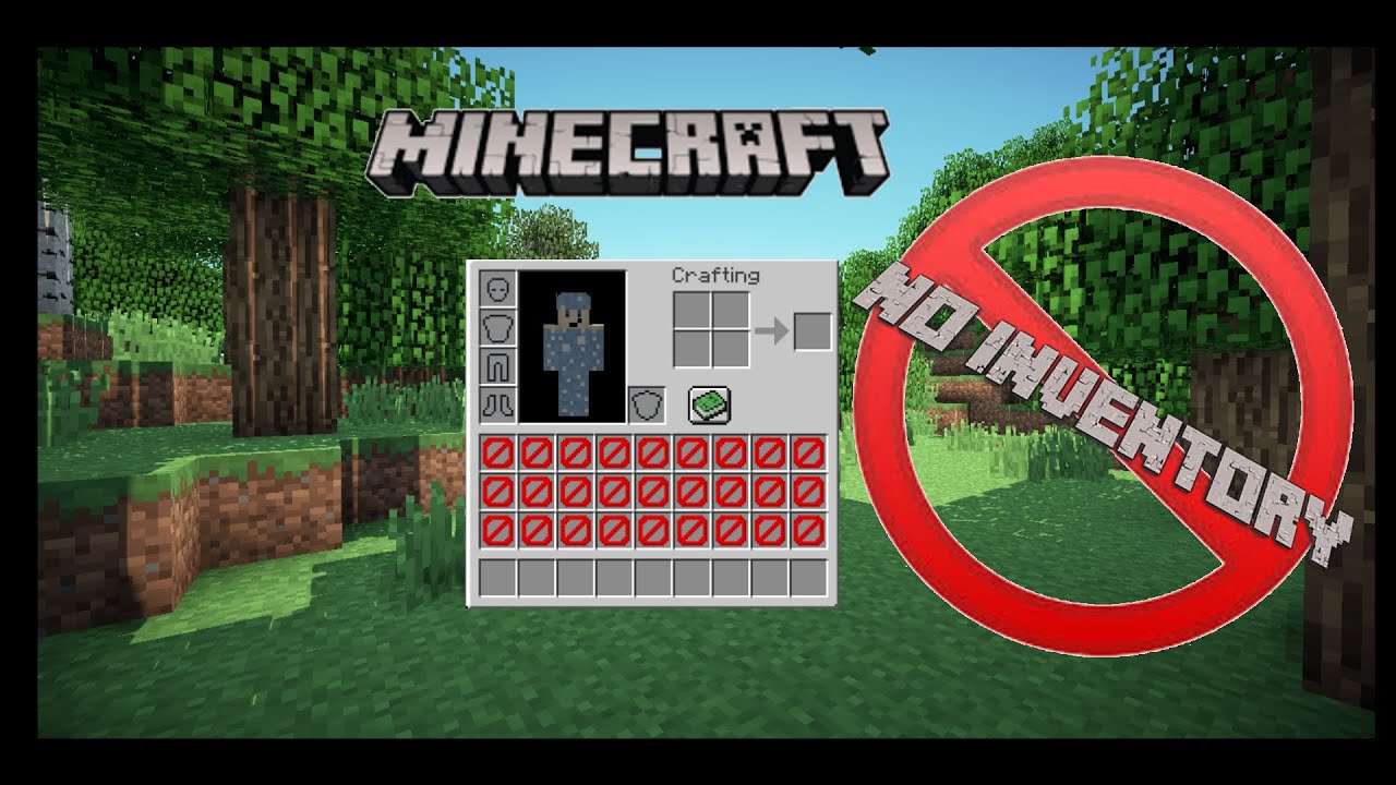 Minecraft But No Inventory - YouTube