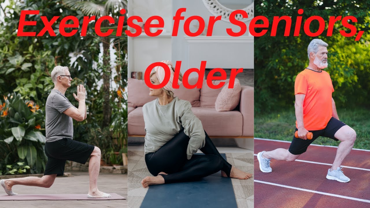 Exercise for Seniors, Elderly, & Older People Senior Workout Routines ...