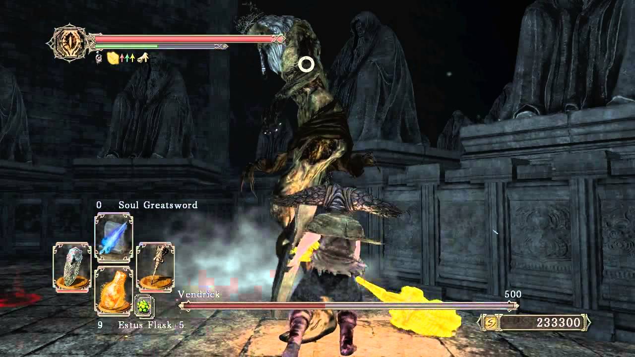 Dark Souls 2: Beat Vendrick, the undead king of Drangleic - YouTube