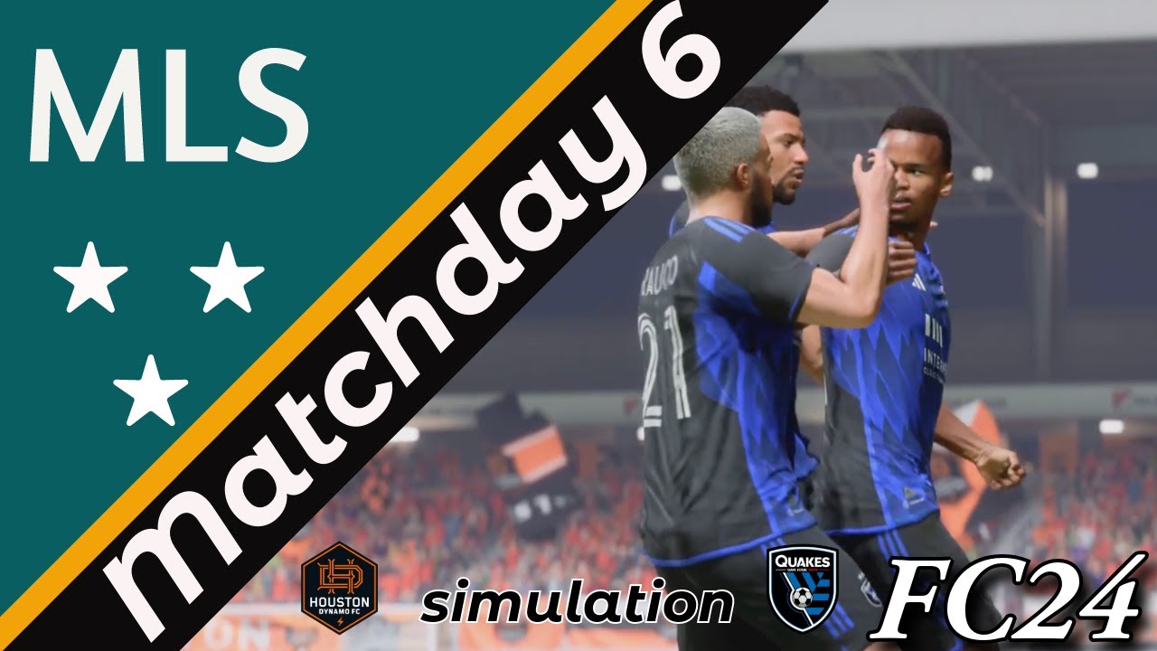 MLS - HOUSTON DYNAMO vs SAN JOSE EARTHQUAKES - SIMULATION (PS5) - YouTube