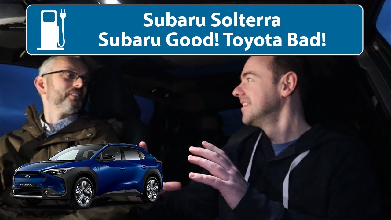 Subaru Solterra (Electric) - Subaru Good! Toyota Bad! - YouTube