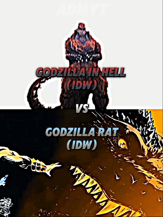 Godzilla In Hell vs Godzilla RAT #battleedit - YouTube