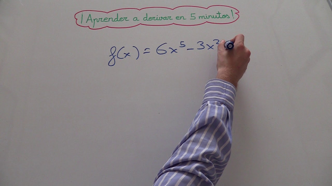 APRENDE A DERIVAR EN 5 MINUTOS - YouTube