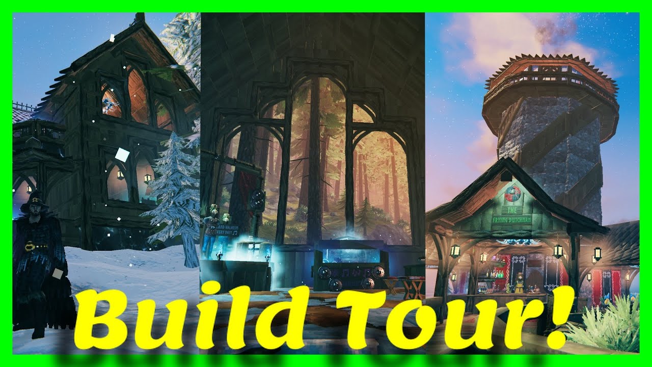 Vanilla Survival Build Tour - Valheim - Brainheim Season 1 - YouTube
