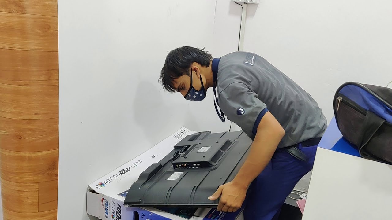 EAirtec HD Ready Smart TV installation - YouTube