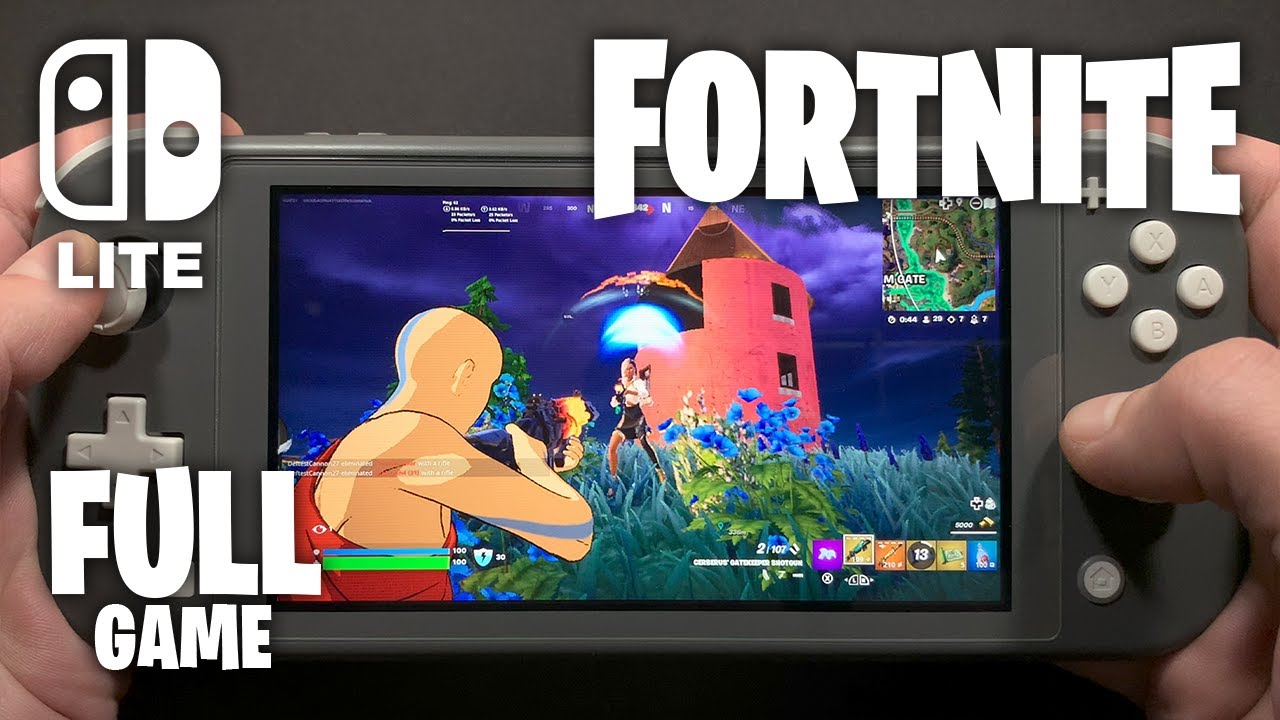 Fortnite on Nintendo Switch Lite #672 - FULL GAME - YouTube