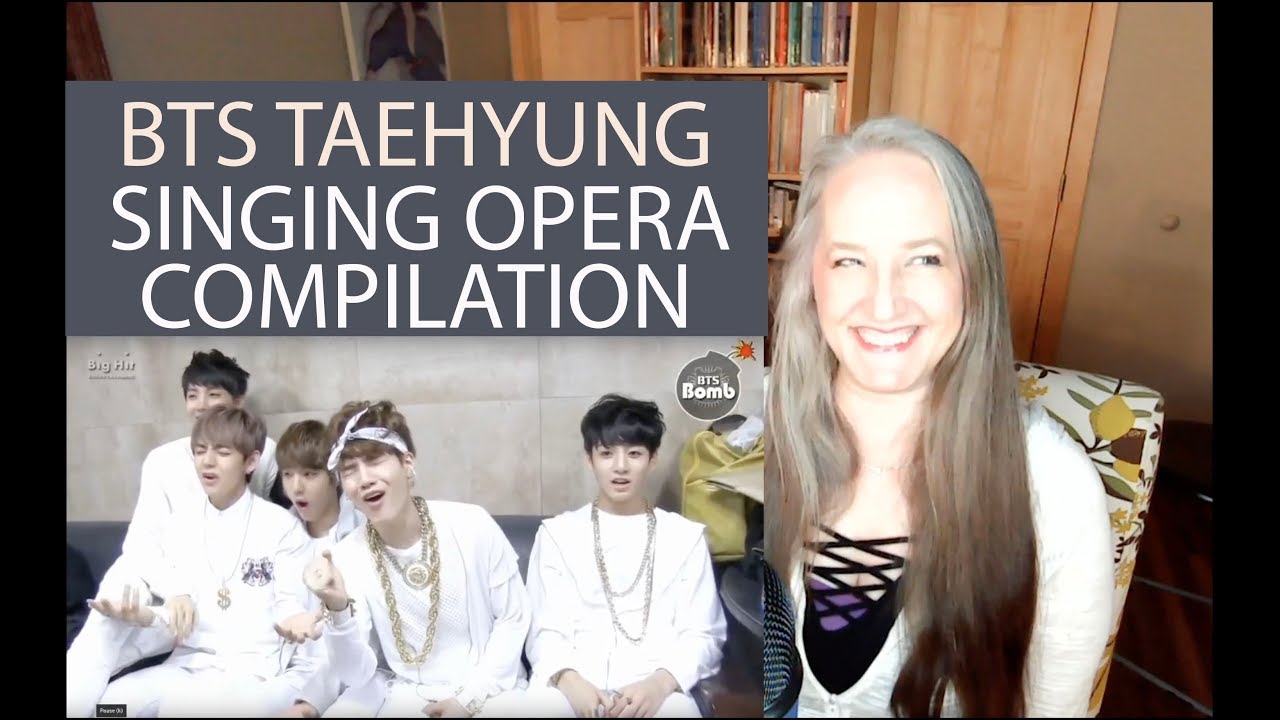 Voice Teacher Reacts to BTS Taehyung Singing Opera Compilation - YouTube