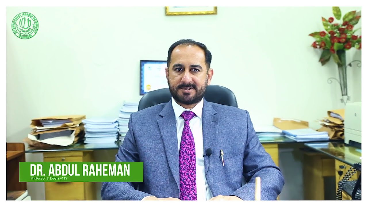 Message from Dr. Abdul Raheman regarding Fall 2023 Admissions - YouTube