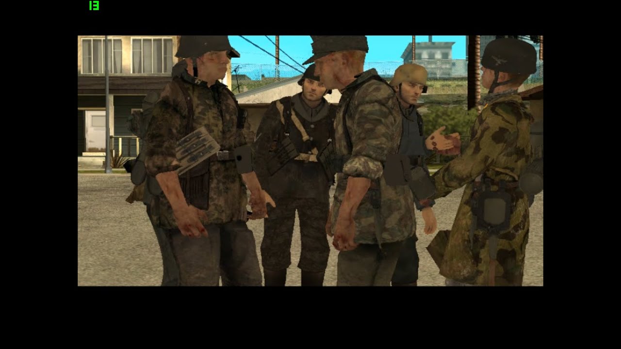 gta sa ww2 mod - YouTube